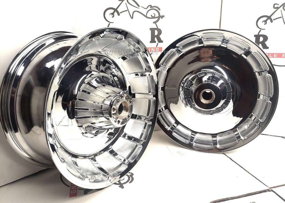 Harley Davidson Chrome Fatboy Fat boy Wheels 2018-2024 FLFB ,Exchange ...