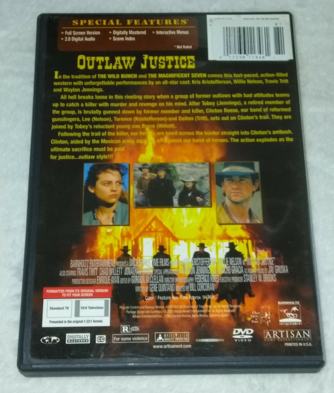 Outlaw Justice (DVD, 2003) *RARE opp 12236140450 | eBay