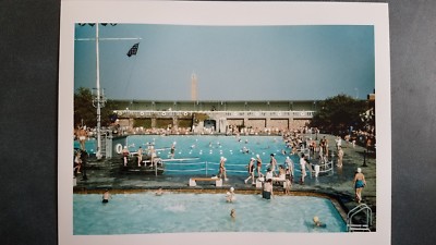 1953 Jones Beach Wantagh Pool New York Long Island NY LI 8x10 Color ...