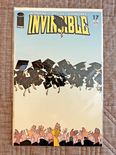 INVINCIBLE #17 Image Comics (2004) GRADUATION ISSUE Robert Kirkman NM ...