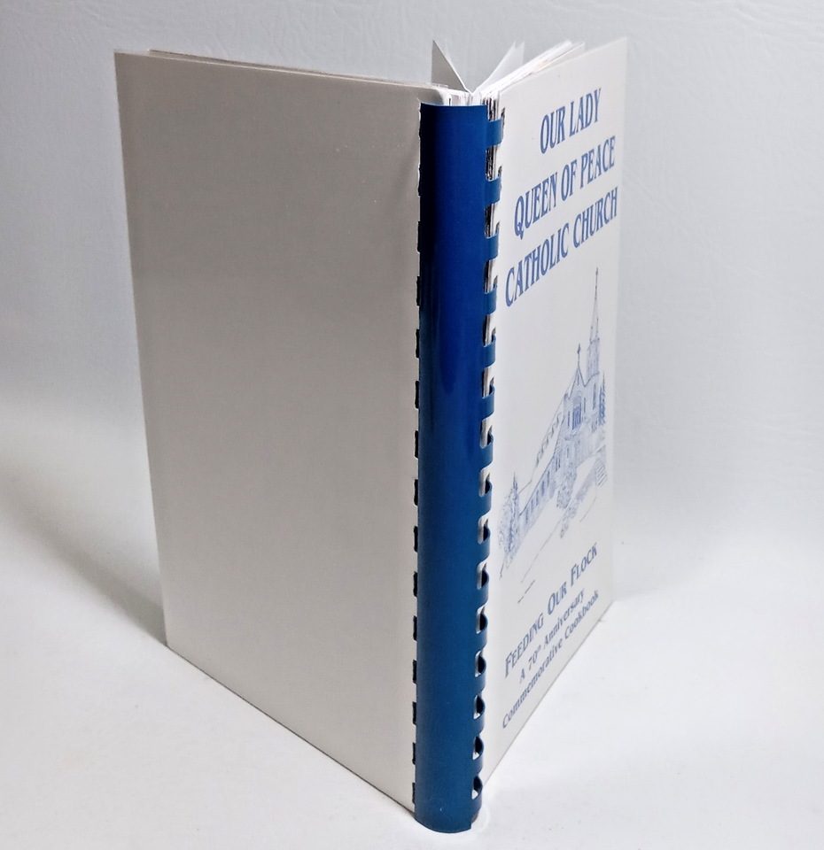 FEEDING OUR FLOCK 70th ANNIVERSARY COOKBOOK LADY QUEEN PEACE CATHOLIC ...