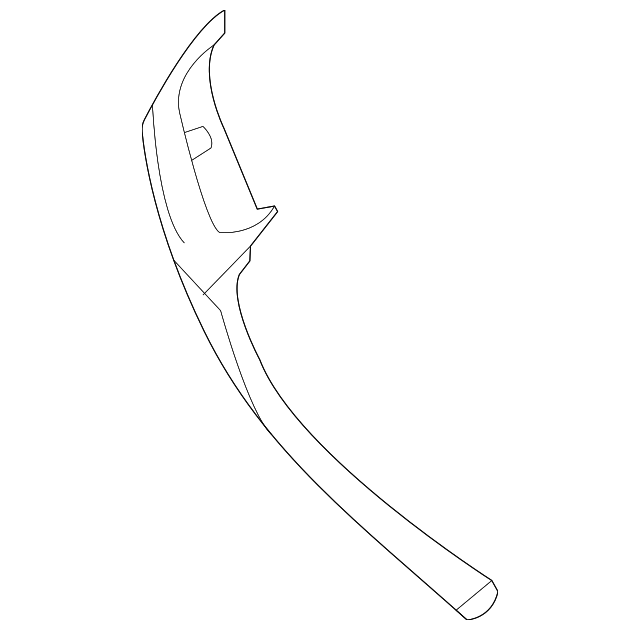 OEM 2020 Mazda Cx30 Mold Right Front Bumper Cover Trim Molding Dgh9-50 ...