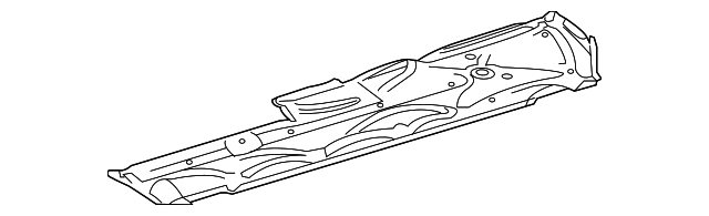 MERCEDES Mercedes-Benz OEM 12-15 Cls550 Floor Rails-under Cover Left ...