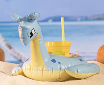 Pokemon Center Lapras Summer Days Inflatable Can Holders Pool Float 2 ...