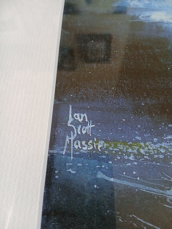 West Burton Falls Yorkshire Art Print Ian Scott Massie Mounted Framed ...