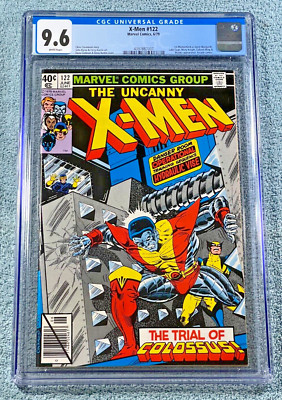 X-MEN #122 CGC 9.6 WP Colossus Dave Cockrum & Austin Cover Byrne ...