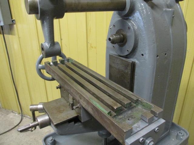 Jackson Machine & Tool Horizontal Milling Mill 20" x 4.75" Table 1 PH ...