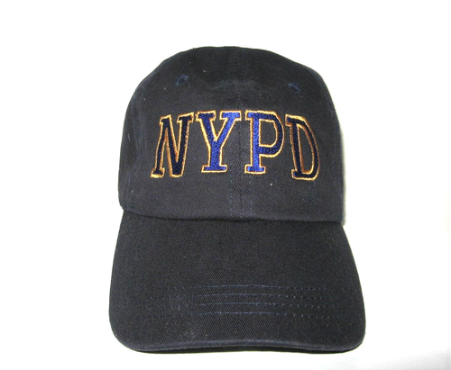 NYPD Baseball Hat Cap Dark Navy Adjustable New York Police Department ...