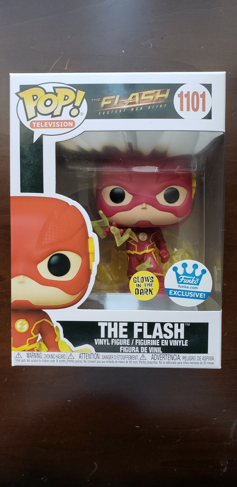 ⚡The Flash - Glow In The Dark GITD #1101 Funko Pop Shop Exclusive *IN ...