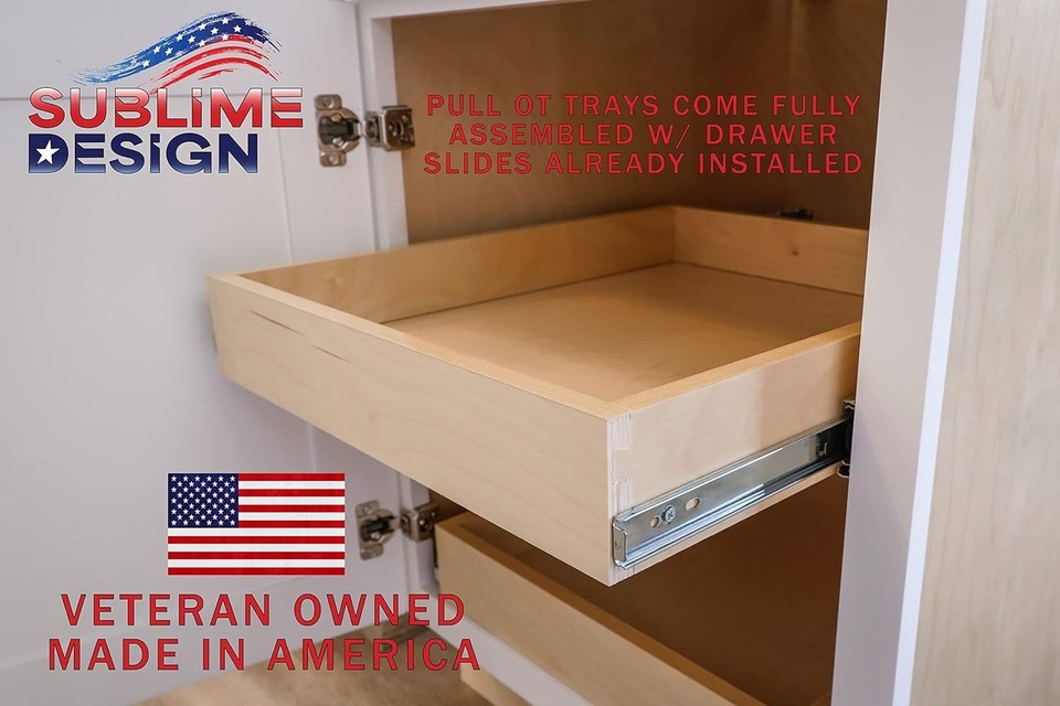 Sublime Design - Baltic Birch Wood Pull Out Drawers For Kitchen ...