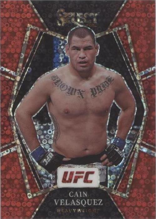 2022 Panini Select UFC - Premier Level Cain Velasquez #158 Red Disco ...
