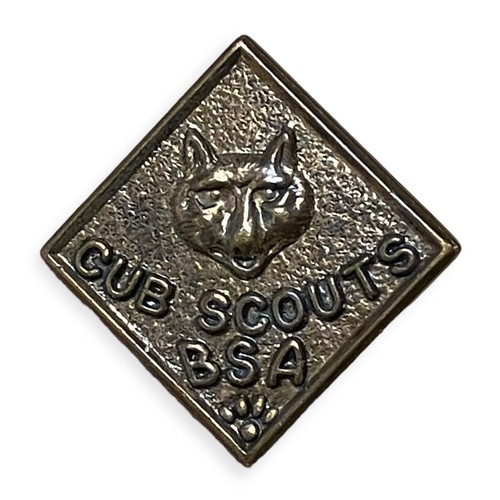 Vintage Brasstone Metal Cub Scout Bobcat Brooch Tac Pin | eBay