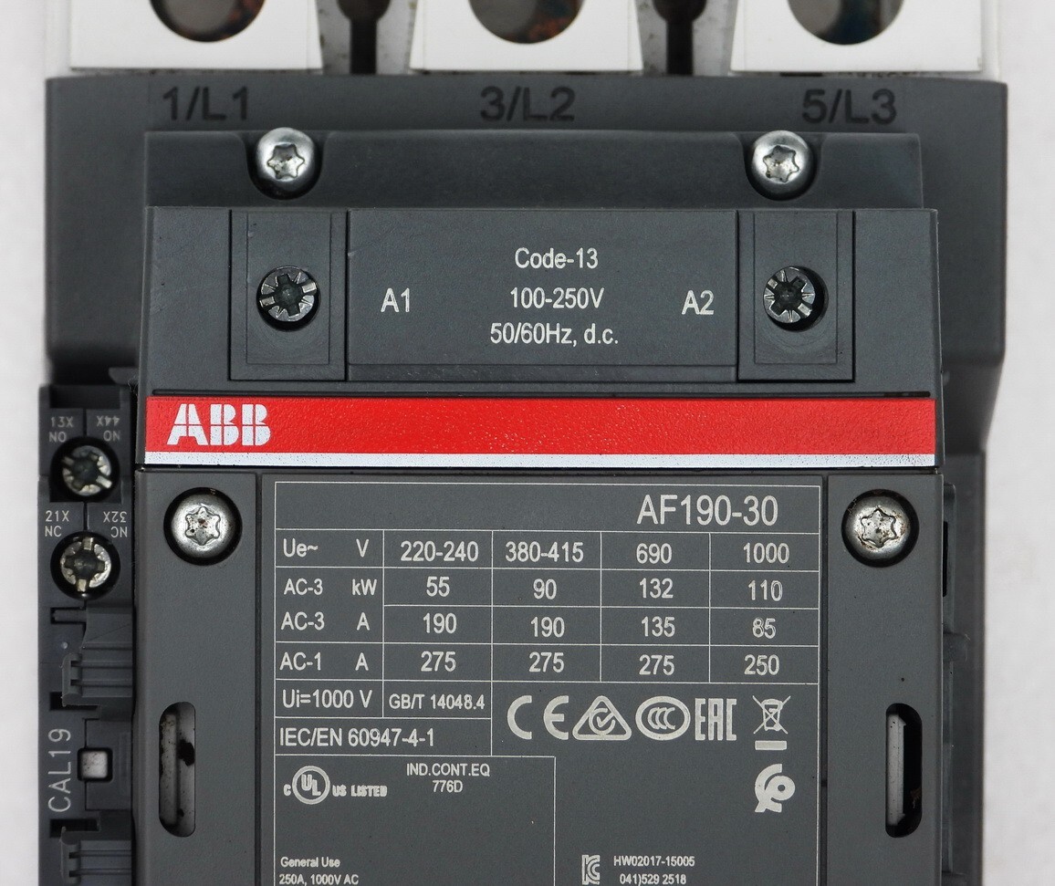 NOS ABB 1SFL487002R1311 ELECTRIC CONTACTOR AF190-30-11-13 CODE-13 100 ...