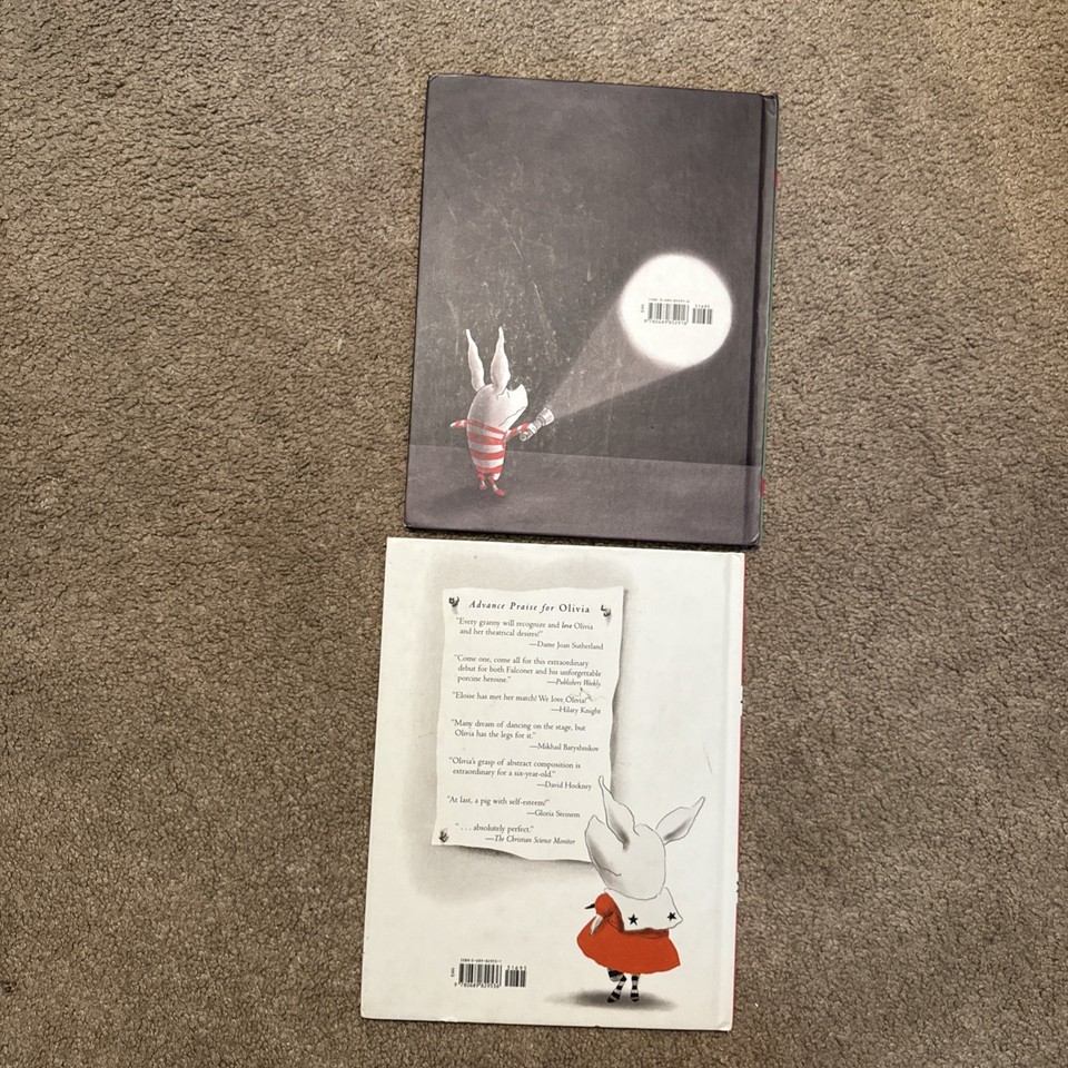 Lot of 2 Olivia Hardback Books: Olivia And Olivia And The Missing Toy ...