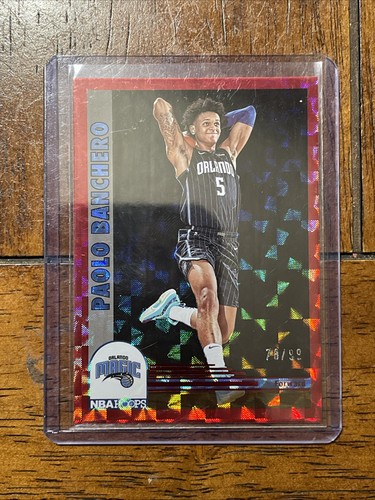 2022-23 Panini NBA Hoops Paolo Banchero #281 Hyper Red Rookie RC Magic ...