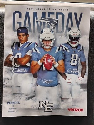 Maye, Diggs Gonzalez Program Nov. 13th, 2025 NE Patriots Vs New York ...