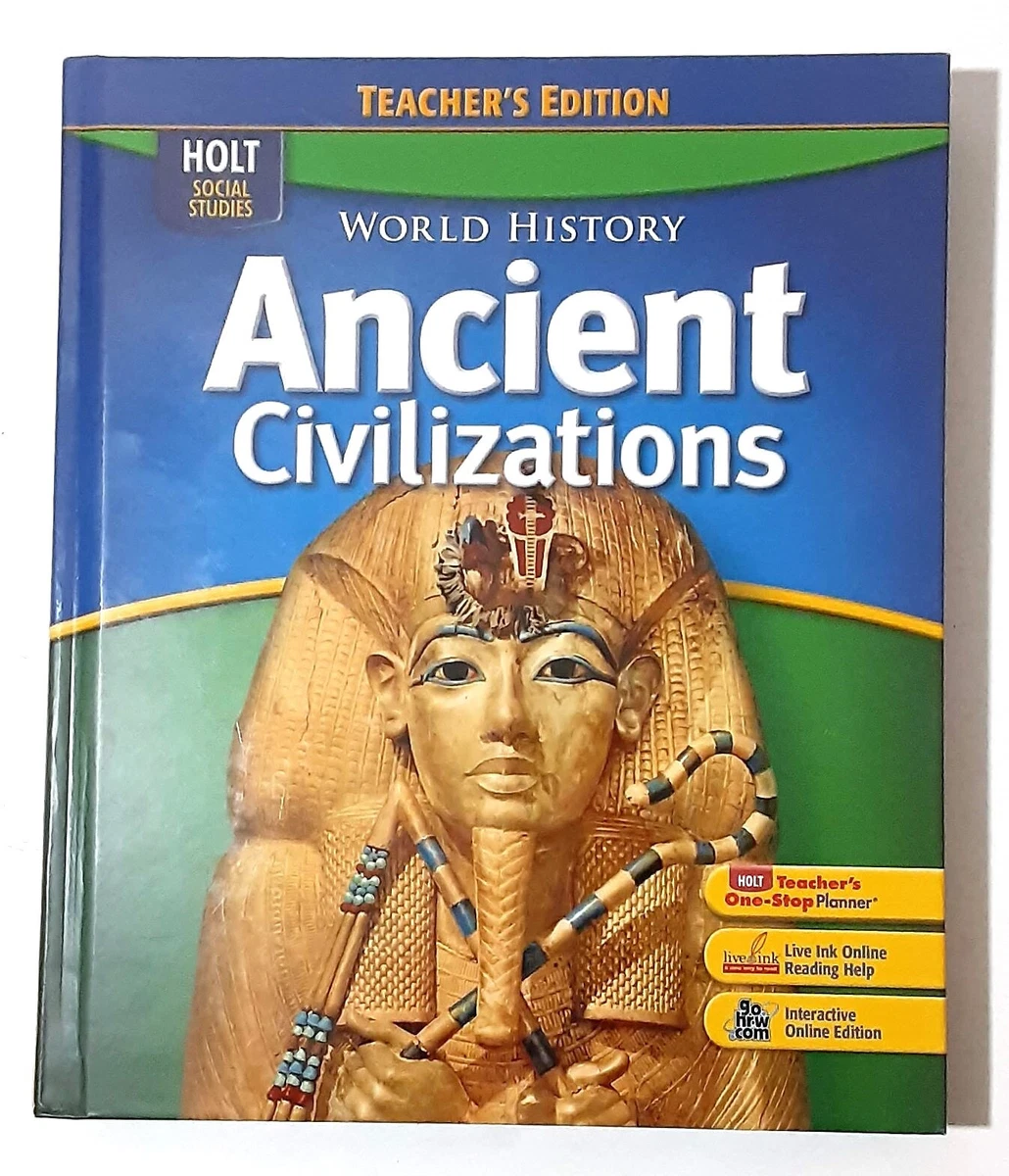 Holt World History Textbook