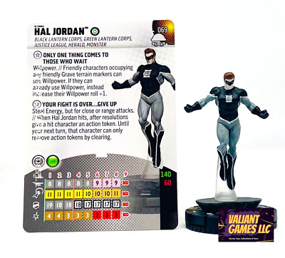 DC Heroclix Hal Jordan #069 Chase w/ Card Notorious Set | eBay