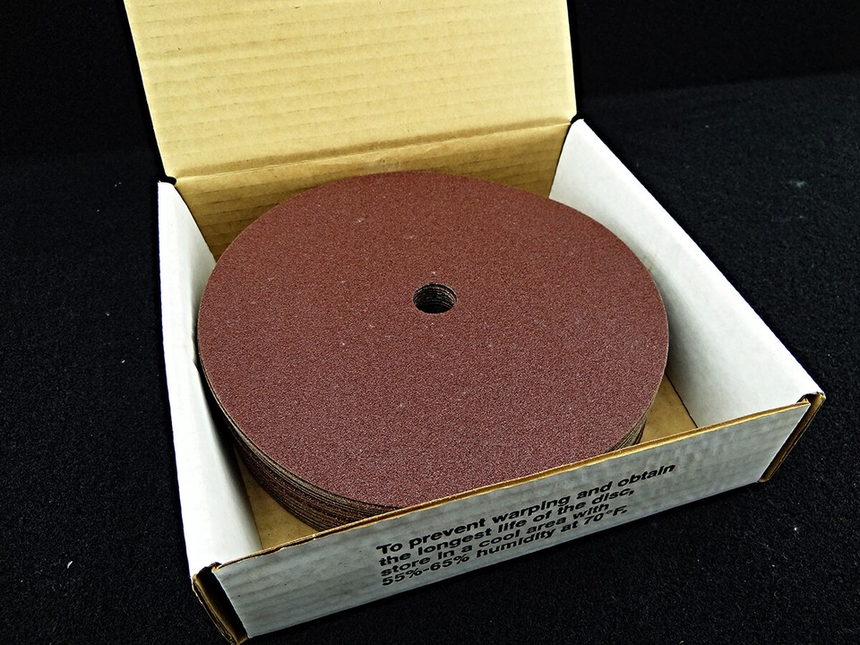 UNITED ABRASIVES-SAIT 50084 Aluminum Oxide Fiber Disc,2A,9-1/8x7/8 60 ...