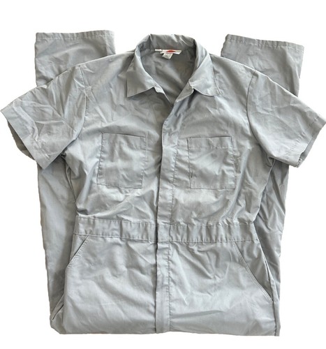 Dickies Gray One Piece Work Farm Suit Hipster Coveralls Mens Medium 42 ...