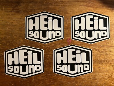 (4) Heil Sound_Decal Stickers_New Old Stock_C00L_cHECK iT_ | eBay