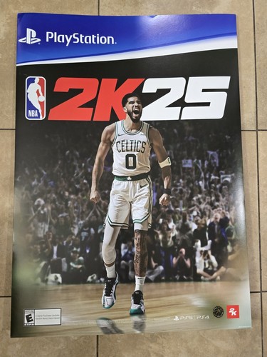 NBA 2k25 GameStop Promotional Poster Box Promo Basketball Gift Ideas ...