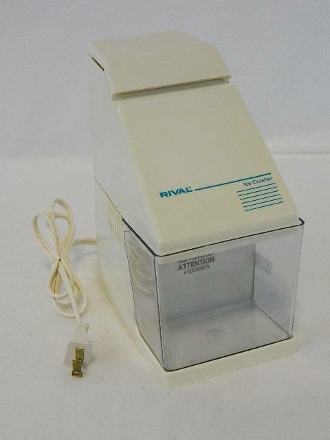 RIVAL Electric Ice Crusher Vintage Model 840 Removable Cup Works | eBay