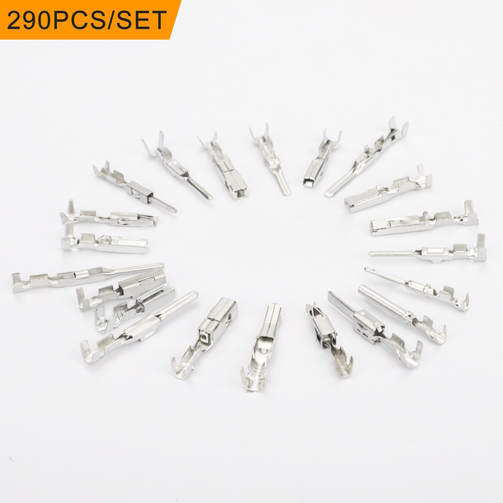 21Types Automotive Car Electrical Wire Terminal Pins Kit 1/1.5/1.8/2.2/ ...