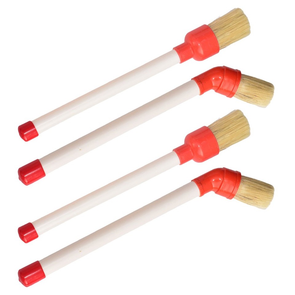 4 Pcs Grease Brush Tire Shine Applicator Atv Detailing Dirt Bike Wheel ...