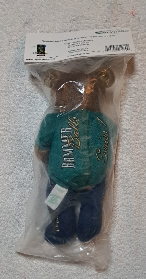 NEW Ichiro Suzuki 51 Plush Beanie Bear Seattle Mariners Salvino's ...