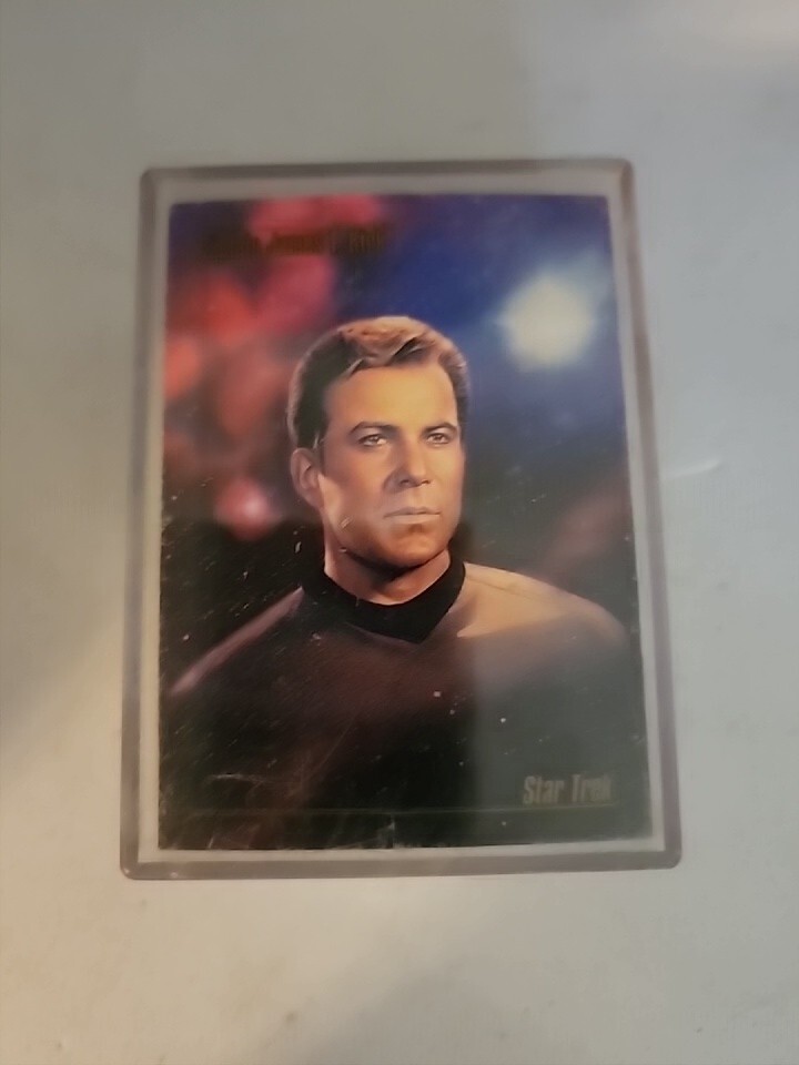 Star Trek Signature Card #1 Captain James T. Kirk Keith Birdsong Skybox ...