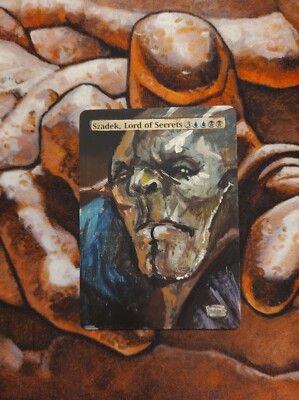 Magic the Gathering Szadek, Lord of Secrets Hand Painted Unique Custom ...