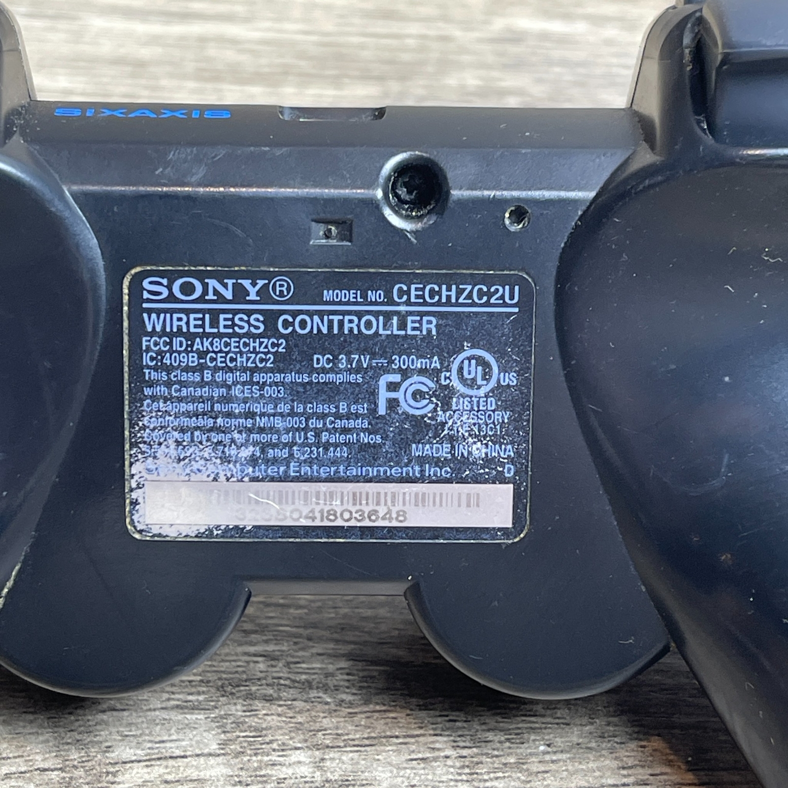 Sony Playstation Dualshock 3 CECHZC2U Blue Wireless Ergonomic Gaming ...