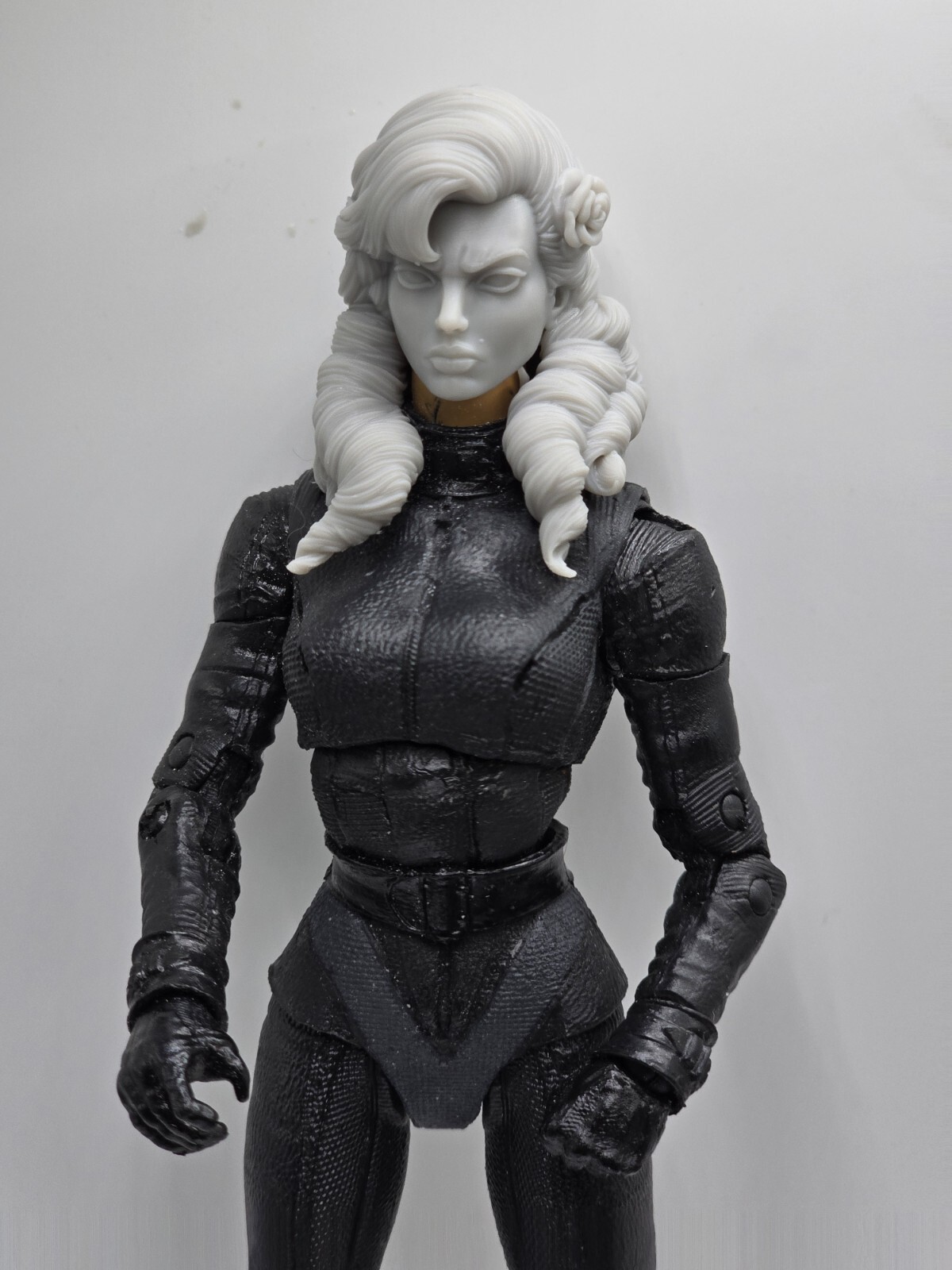 3d Print BLACK CANARY HEAD #3 1:10 7" MARVEL Select McFarlane DC ...