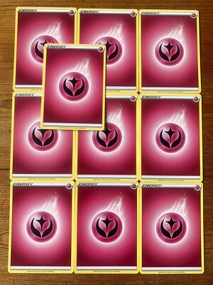 10x Fairy Energy Cards - Pokemon TCG - NM/M - Basic Pink - Various ...