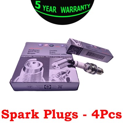4pk Spark Plugs FOR VW GOLF Mk4 1.6 2.0 2.3 2.8 99 to 06 bosch ...