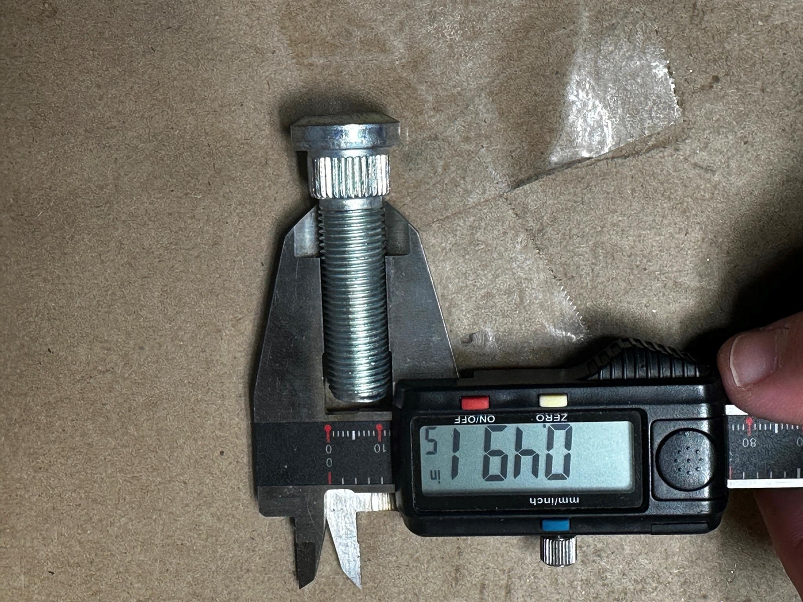 10x Pack Wheel Lug Stud Bolt 1/2-20 UNF x 1.875" Grade 5 .615" Knurl ...