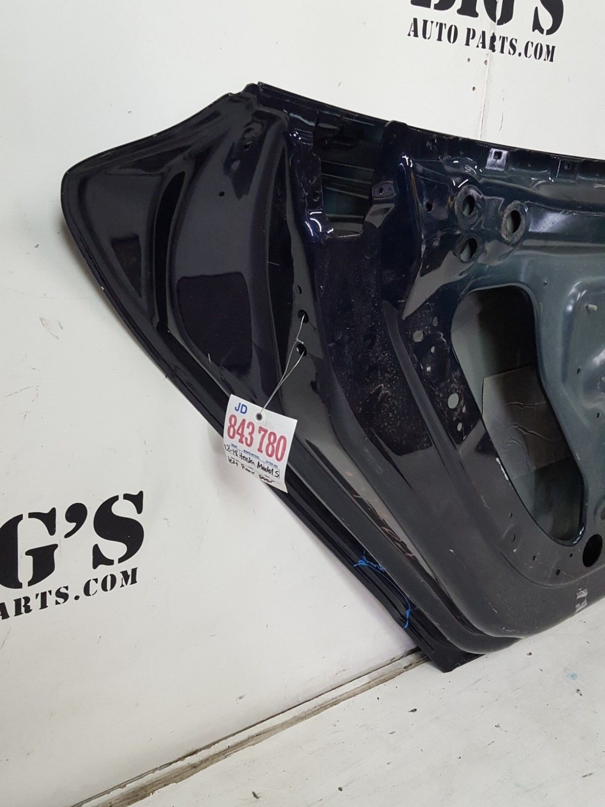 Tesla Model S Door Shell Left Rear 2016 2017 2018 2019 Gray OEM for ...