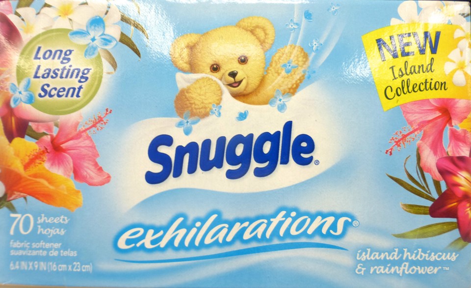 SNUGGLE EXHILARATIONS DRYER Sheets Fabric Softener 70 - 80 Sheets ~PICK ...
