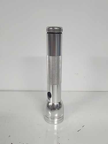 Maglite 10 Inch 2 D Cell Silver Metal Flashlight Heavy Duty Tested | eBay