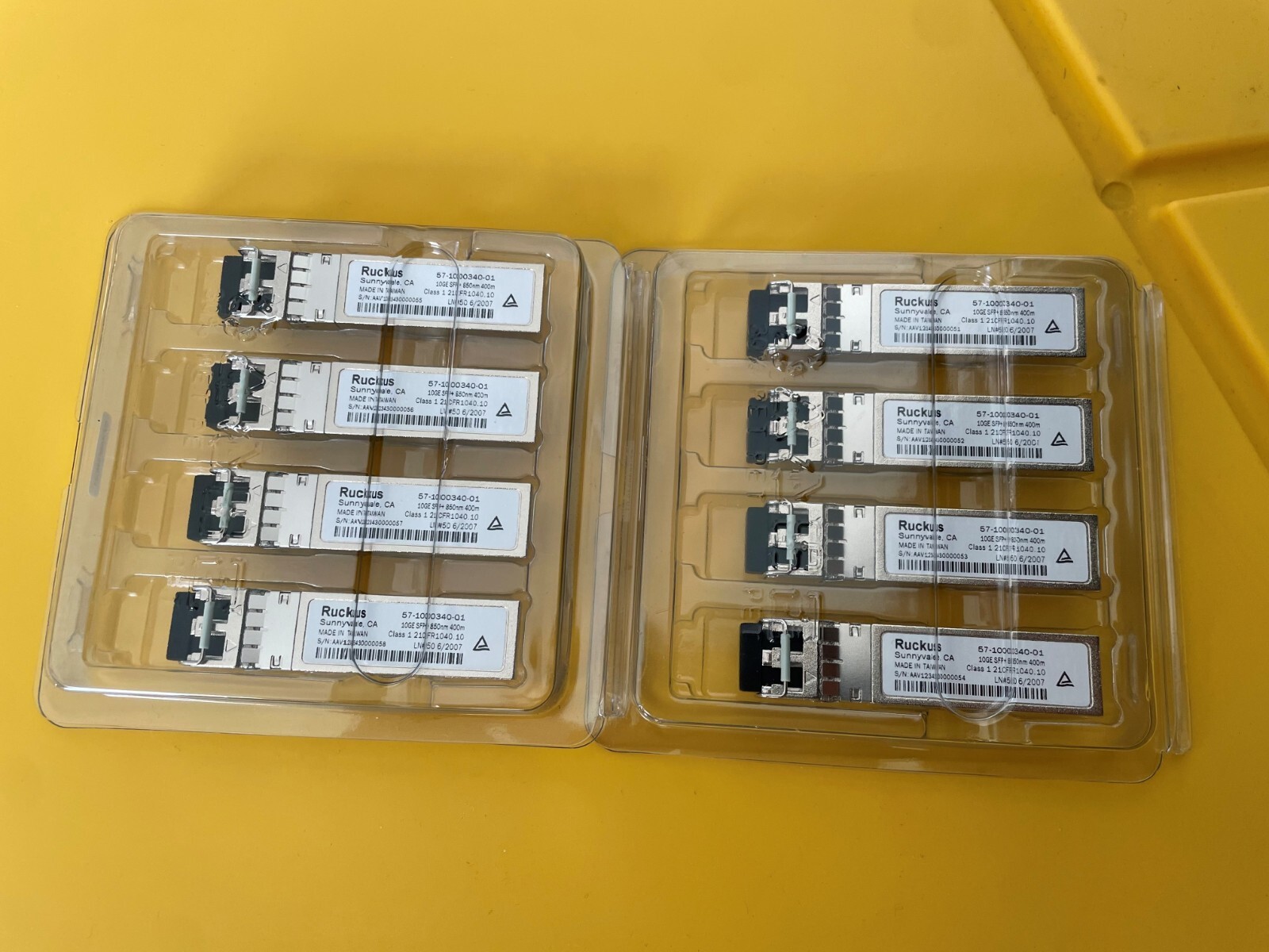Ruckus 10G-SFPP-SR-S8 - SFP+ transceiver module - 10 GigE (8-PACK) | eBay