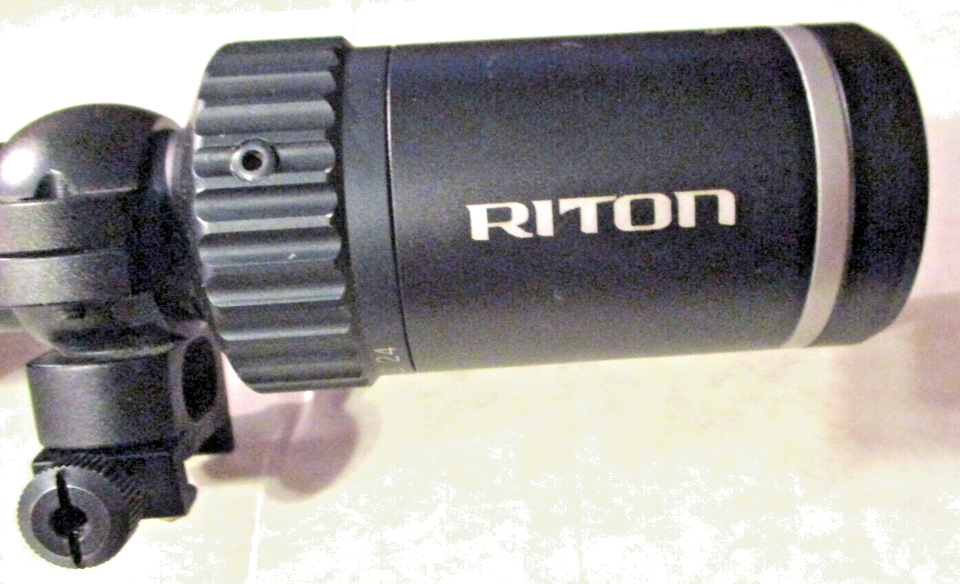 RITON X1 CONQUER RIFLE SCOPE, 6 x 24 X 50 POWER. With scope rings. | eBay