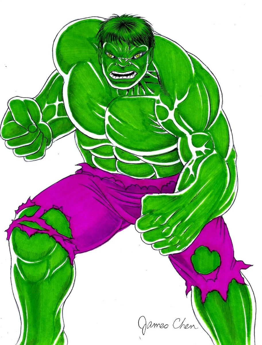 Incredible Hulk Outline