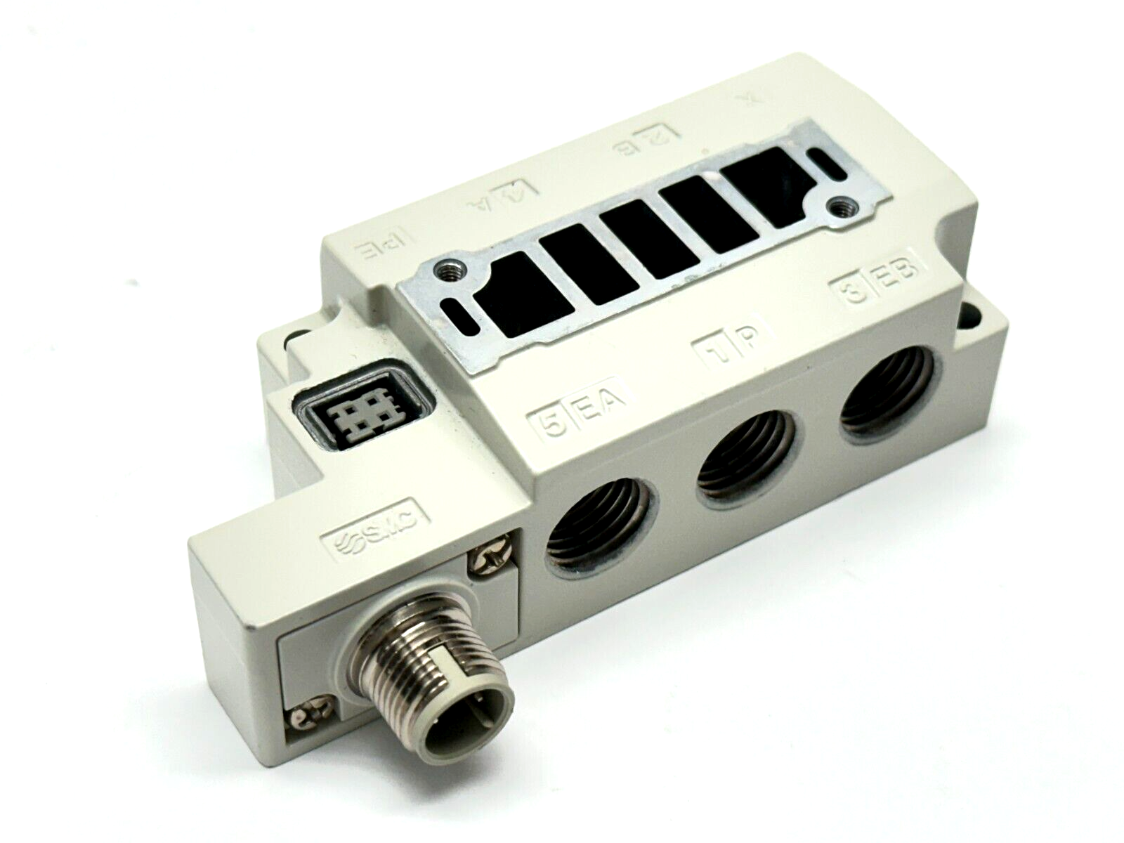SMC SY50M-27-1-WO-02N SY5000 Solenoid Valve Subplate 5-Port | eBay