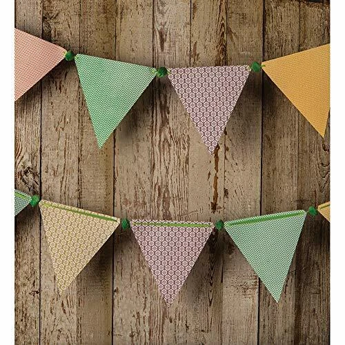 Pastel Pennant Banner Clip Art