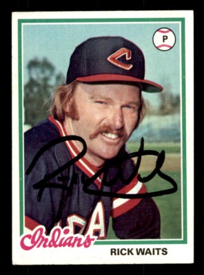 1978 Topps Baseball #37 Rick Waits Signed Autograph (no COA) *e1 | eBay