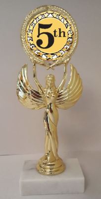 5th Place Trophy 8-1/4" Tall AS LOW AS $3.99 each FREE SHIPPING T05N17 ...