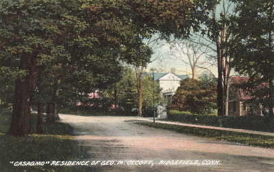 Postcard Casagmo George Olcott Residence Ridgefield Connecticut CT | eBay