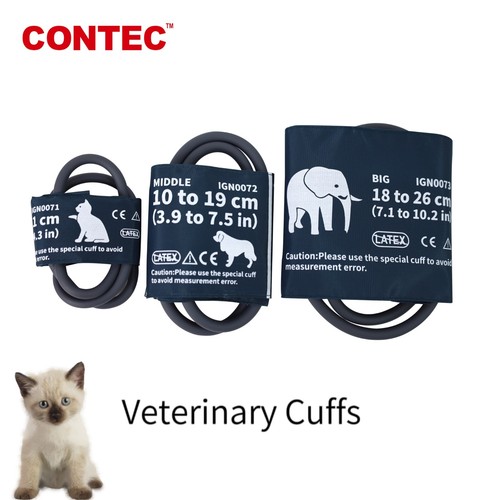 CONTEC Veterinary Cuffs for Blood Pressure Monitor Phygmomanometer Dog ...