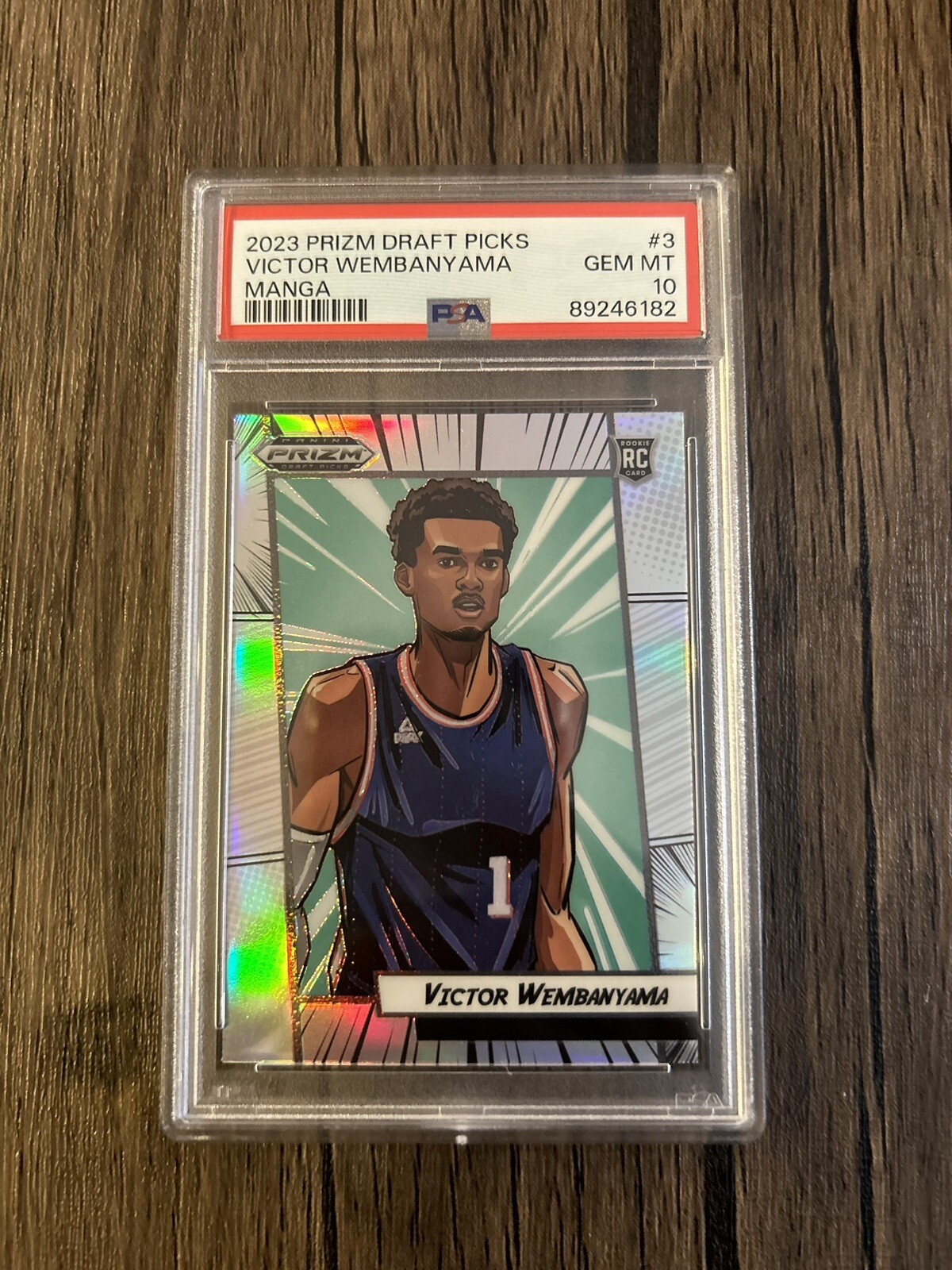 Victor Wembanyama 2023 Prizm Draft Picks #3 Manga /(SSP) Price Guide ...
